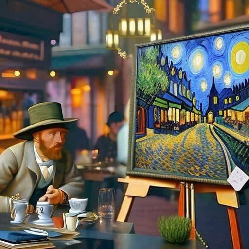 Vincent Van Gogh at NightCafé - AI Generated Artwork - NightCafe Creator
