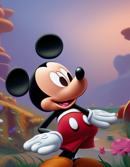 Mickey Mouse choking Minnie Mouse - Fantastical Mickey Chok...