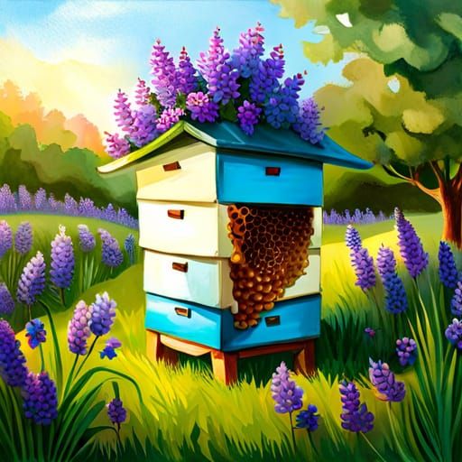 A Beehive - AI Generated Artwork - NightCafe Creator