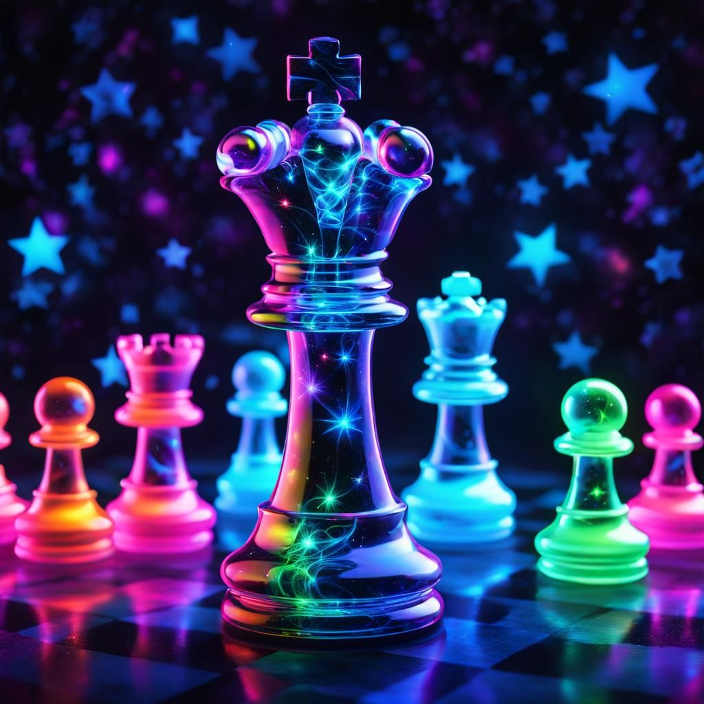 Celestial Chess - AI Generated Artwork - NightCafe Creator