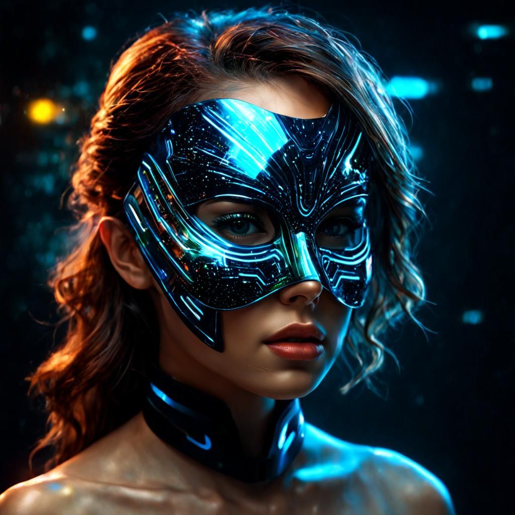 Futuristic Mask - AI Generated Artwork - NightCafe Creator