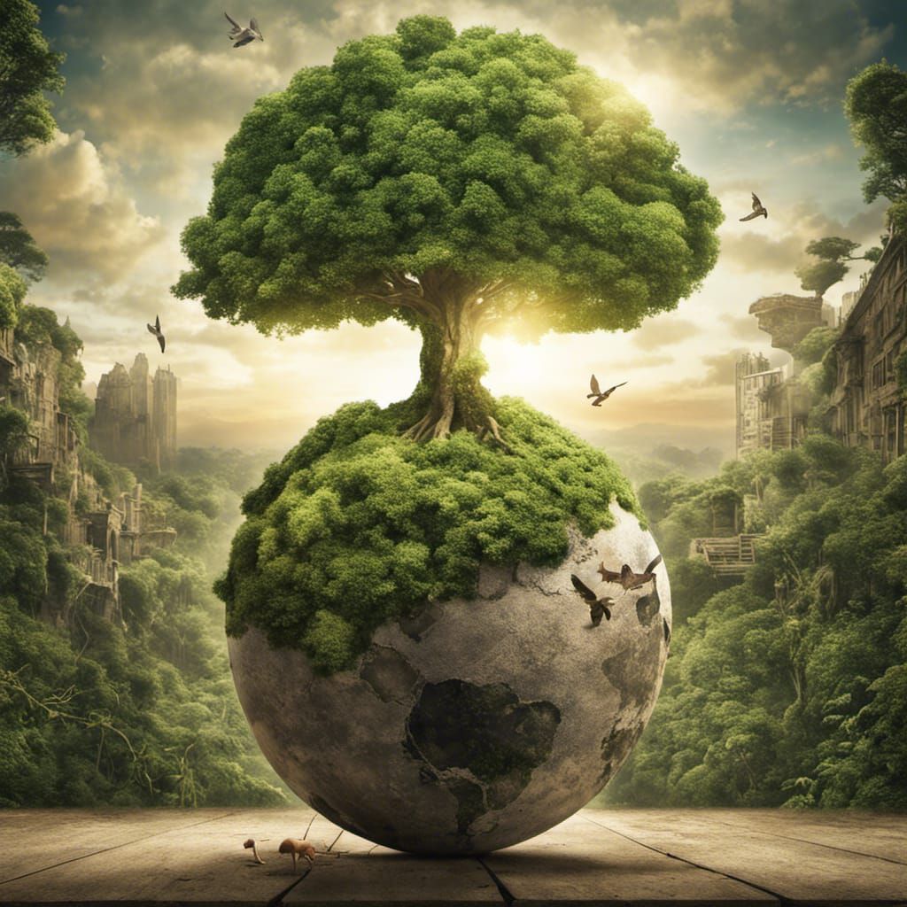 earth reviving after human extinction - AI Generated Artwork ...
