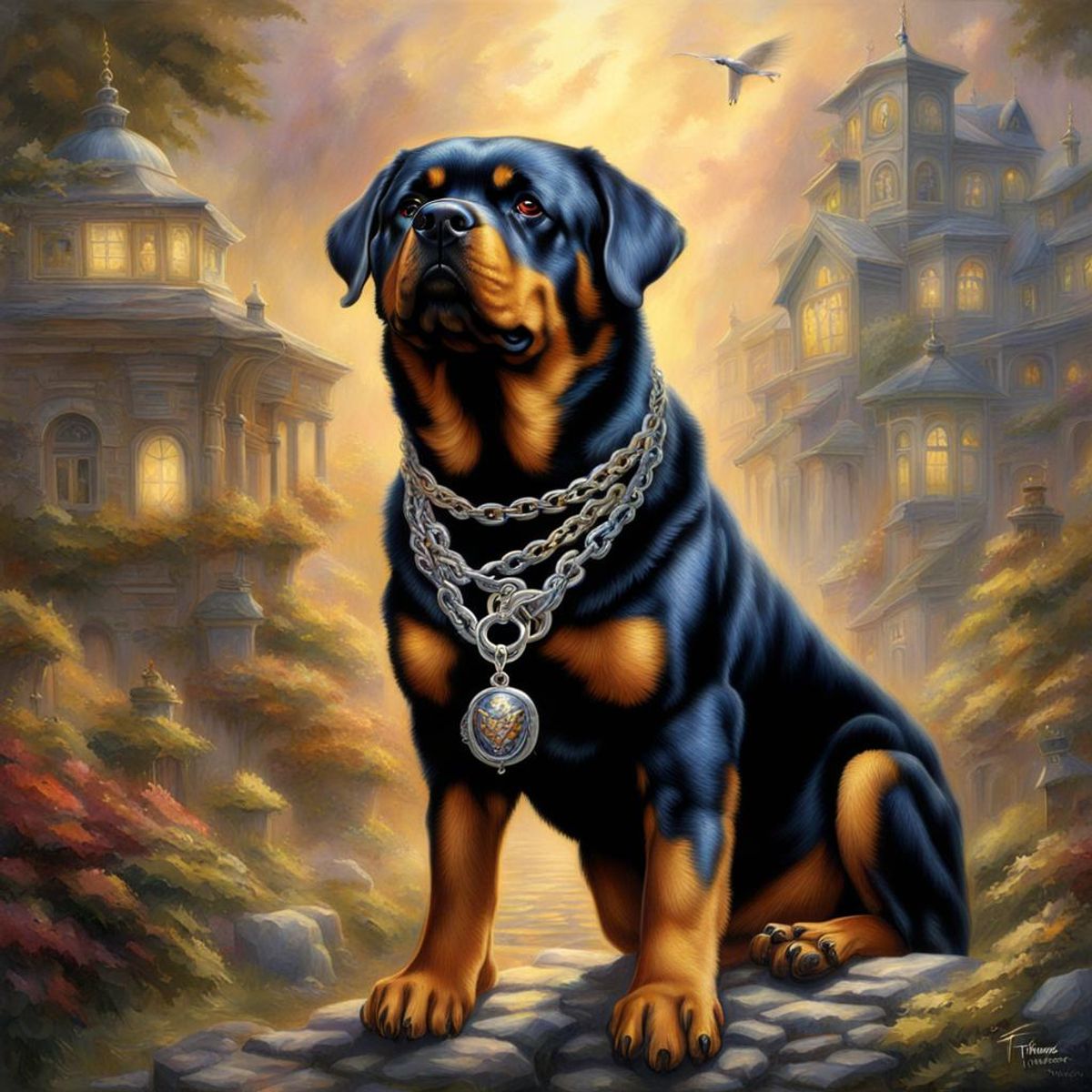 The Rottweiler Hero - AI Generated Artwork - NightCafe Creator