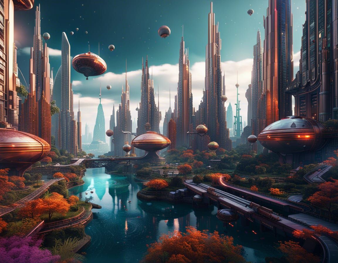 Utopia - AI Generated Artwork - NightCafe Creator