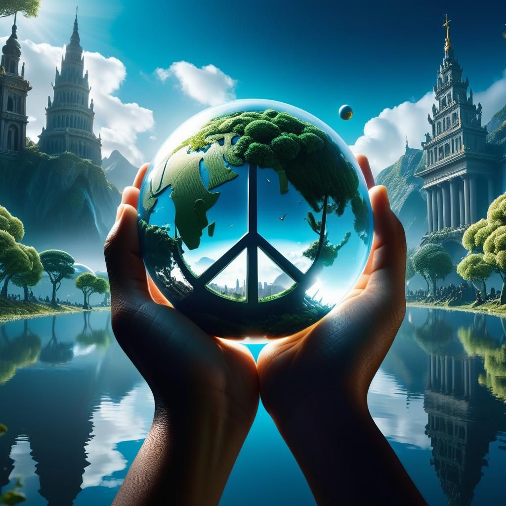 The Serene Peace World #6 - AI Generated Artwork - NightCafe Creator