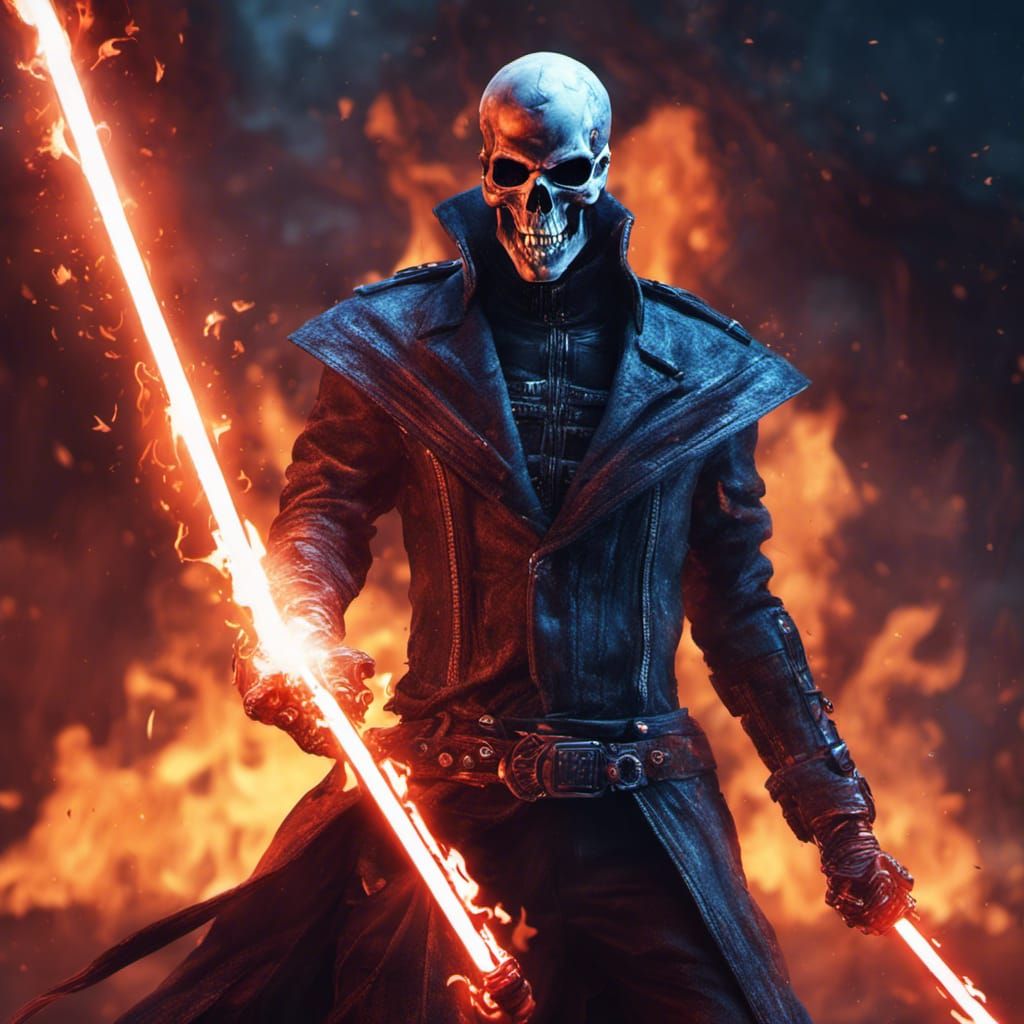 Ghost Rider - AI Generated Artwork - NightCafe Creator