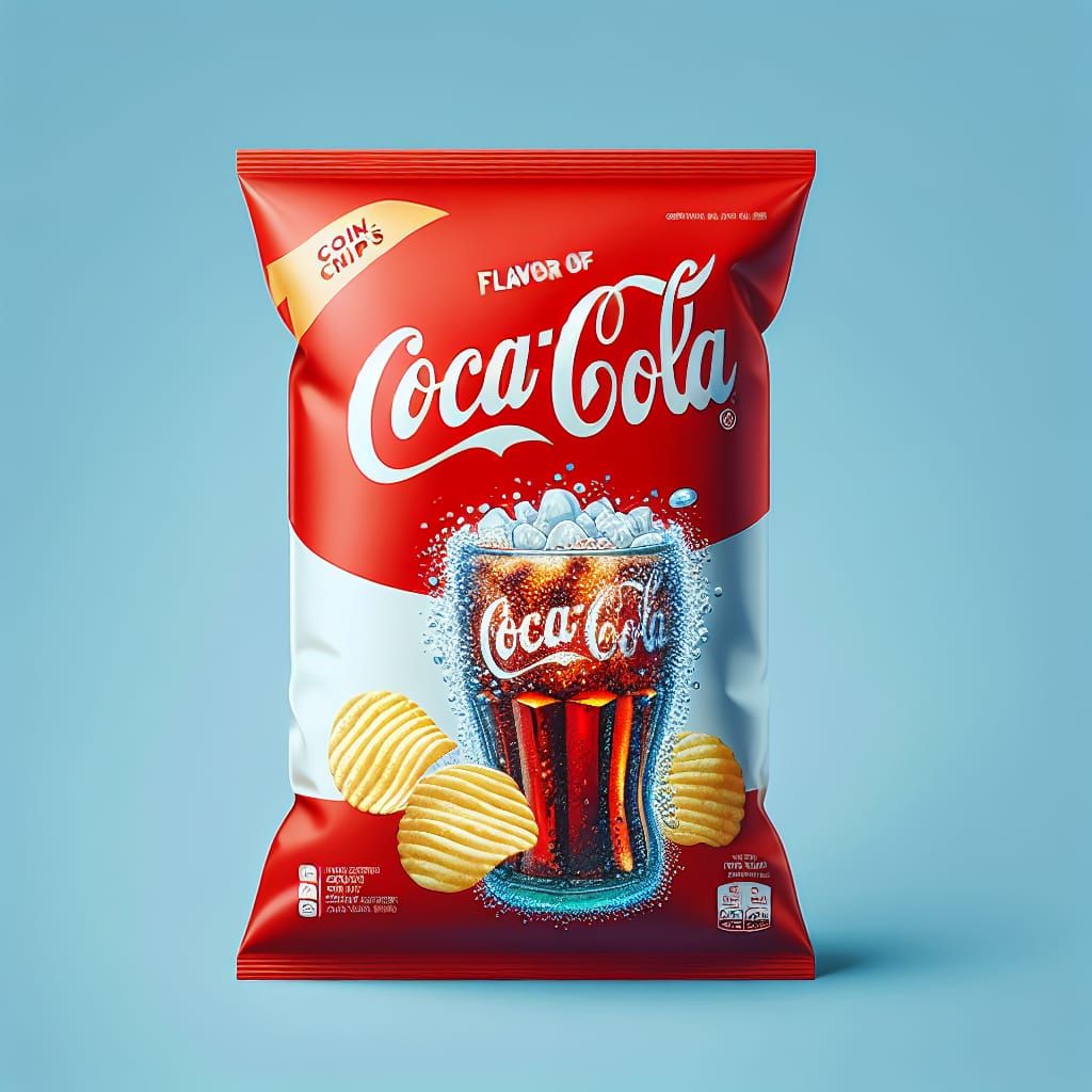 A Bag Of Coca Cola Flavored Chips - AI Generated Artwork - NightCafe ...