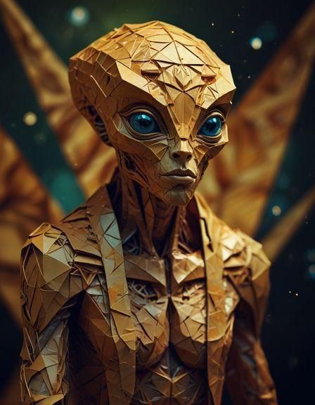 origami man - AI Generated Artwork - NightCafe Creator