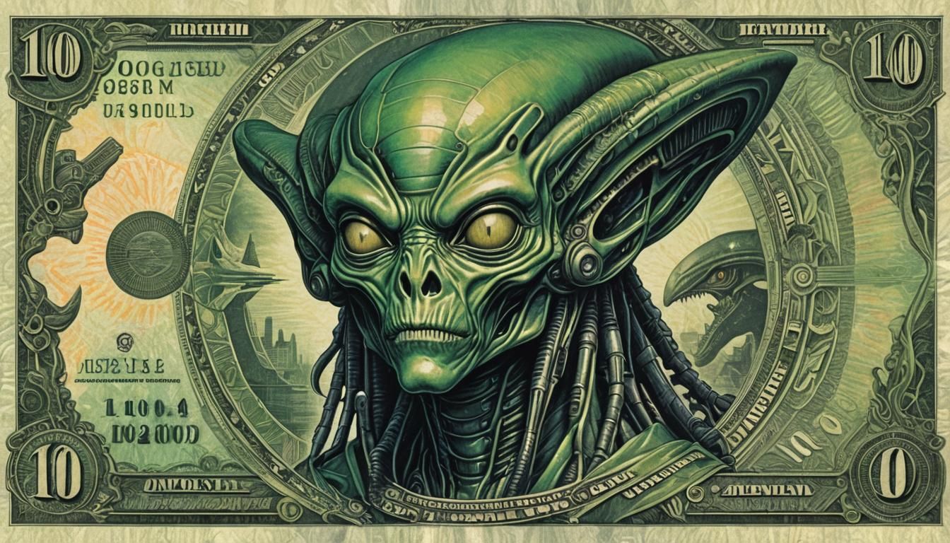 Alien Nation Currency - AI Generated Artwork - NightCafe Creator