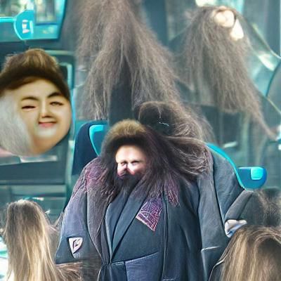 Kim Jong Hagrid - AI Generated Artwork - NightCafe Creator