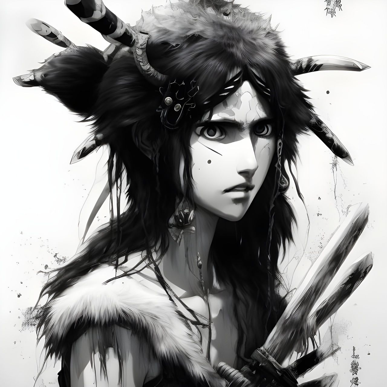 Fierce princess - AI Generated Artwork - NightCafe Creator