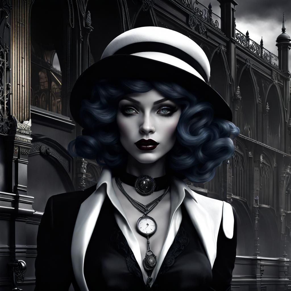 NOIR GOTHIC - AI Generated Artwork - NightCafe Creator