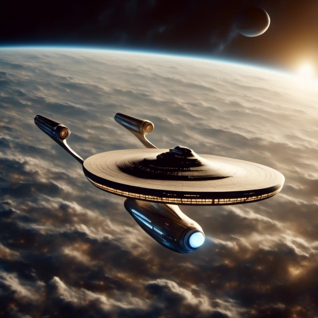 The USS Trident, Atlantis class small explorer ship - AI Generated ...