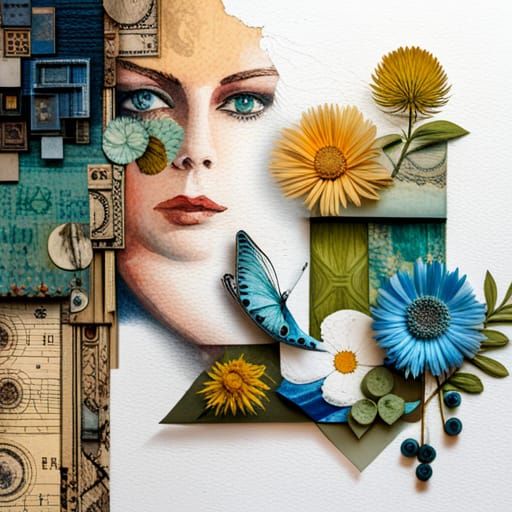 Collage Kit 8 - AI Generated Artwork - NightCafe Creator