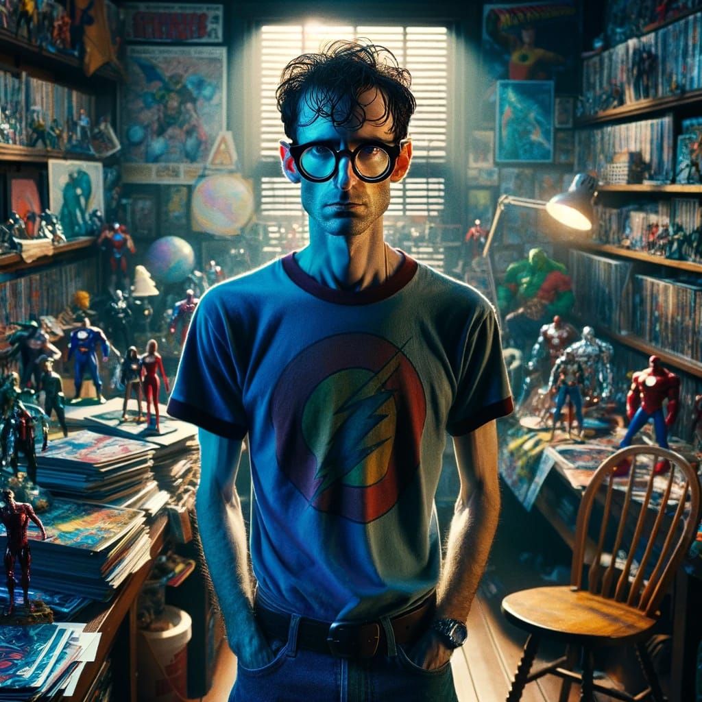 The Fanboy - AI Generated Artwork - NightCafe Creator