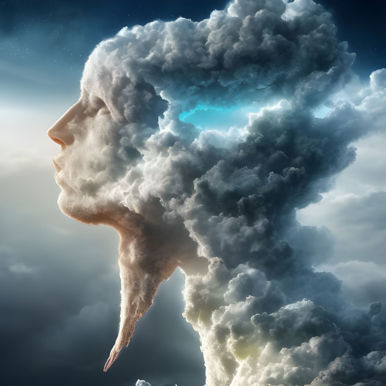 Clouded Thoughts - AI Generated Artwork - NightCafe Creator