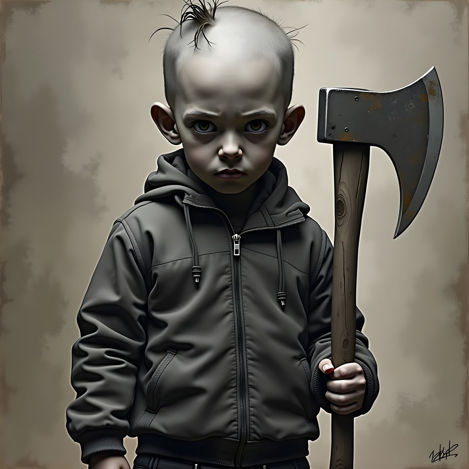 Boy with an Axe - Boy with an Axe