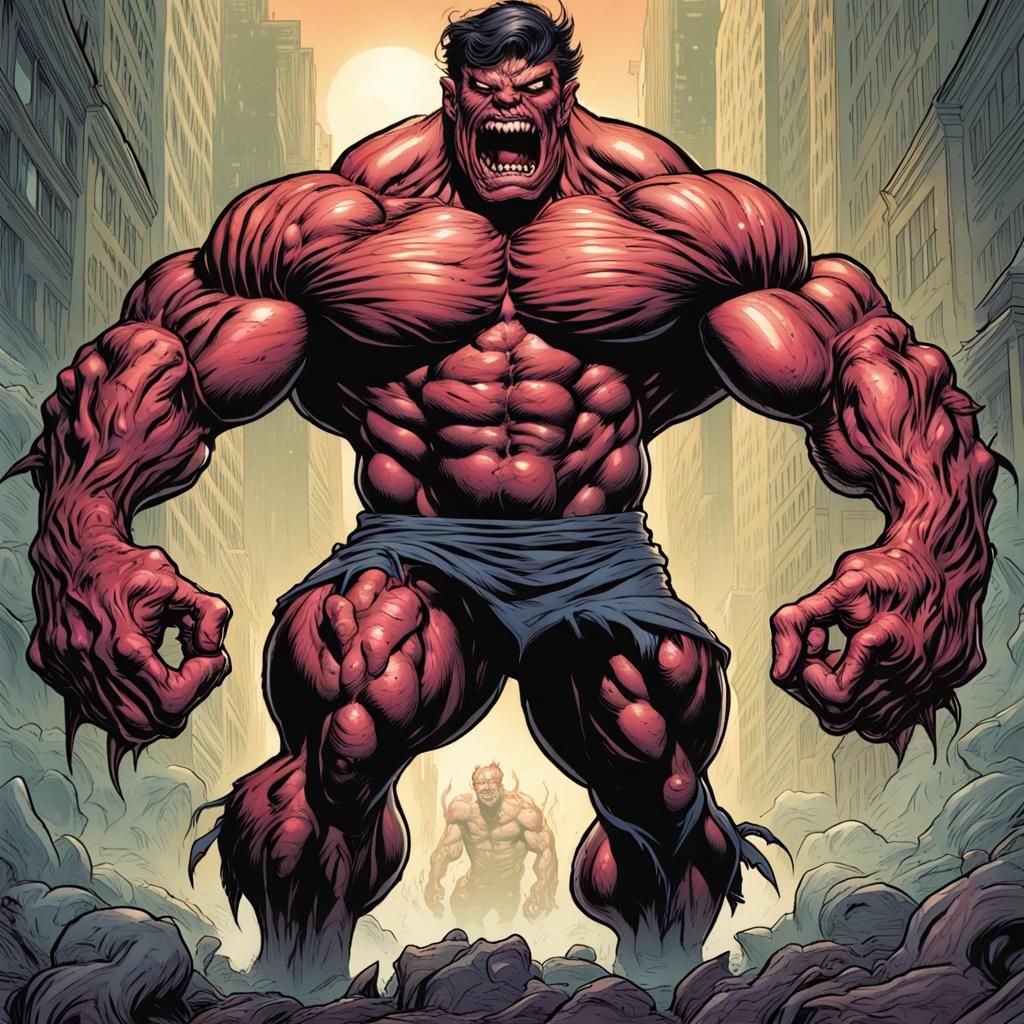 monster demon muscle man - AI Generated Artwork - NightCafe Creator