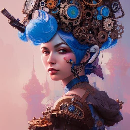 Smurfette - AI Generated Artwork - NightCafe Creator