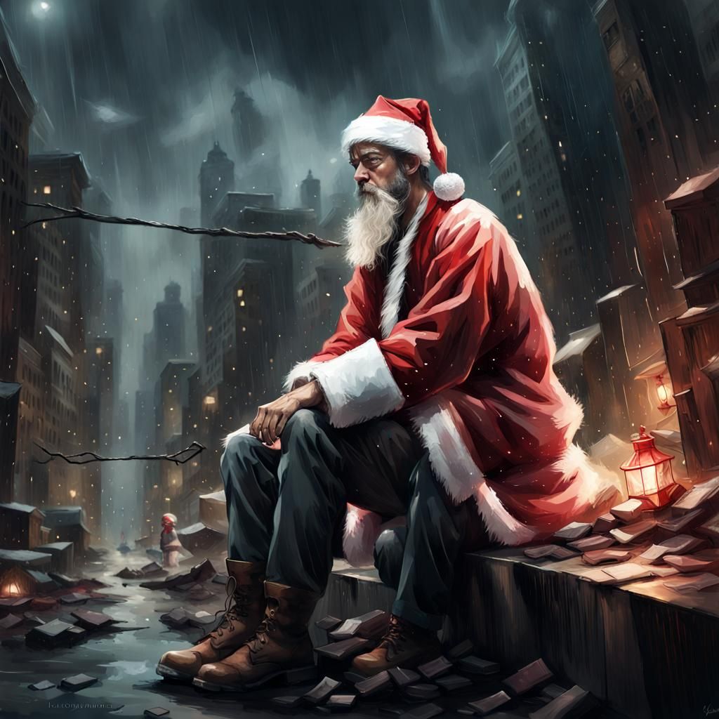 Santa - AI Generated Artwork - NightCafe Creator