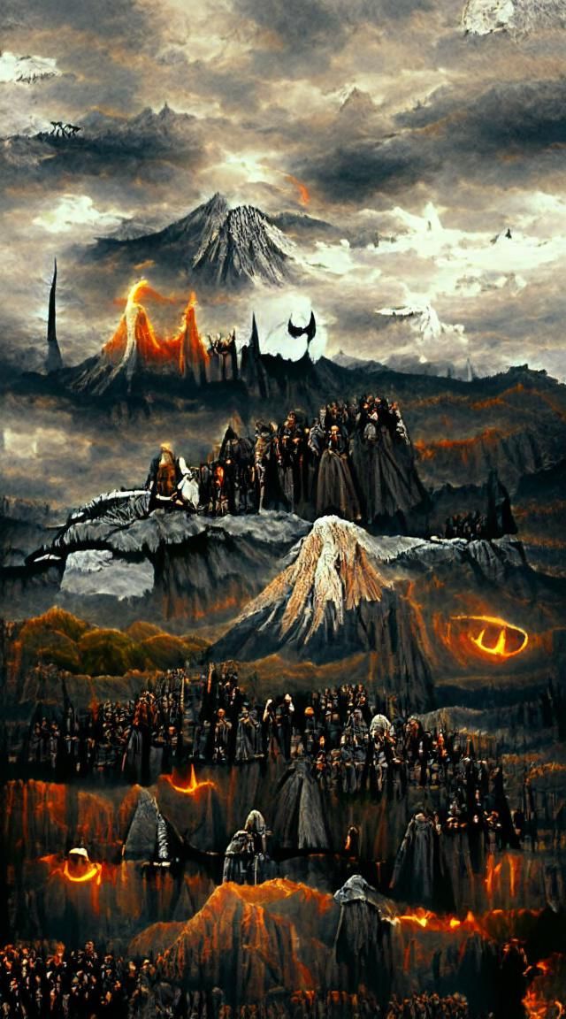 Lord of the Rings - AI Generated Artwork - NightCafe Creator
