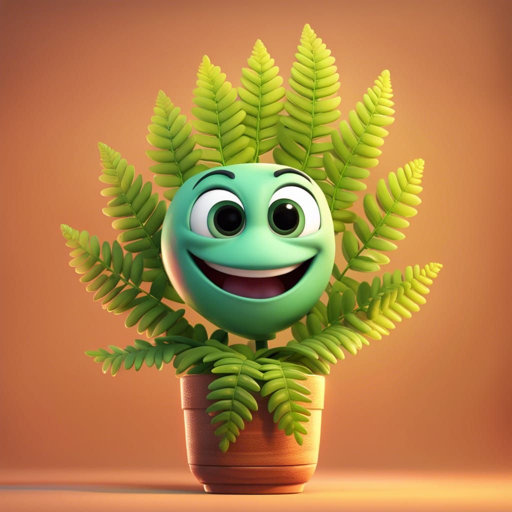 Fern Face - AI Generated Artwork - NightCafe Creator