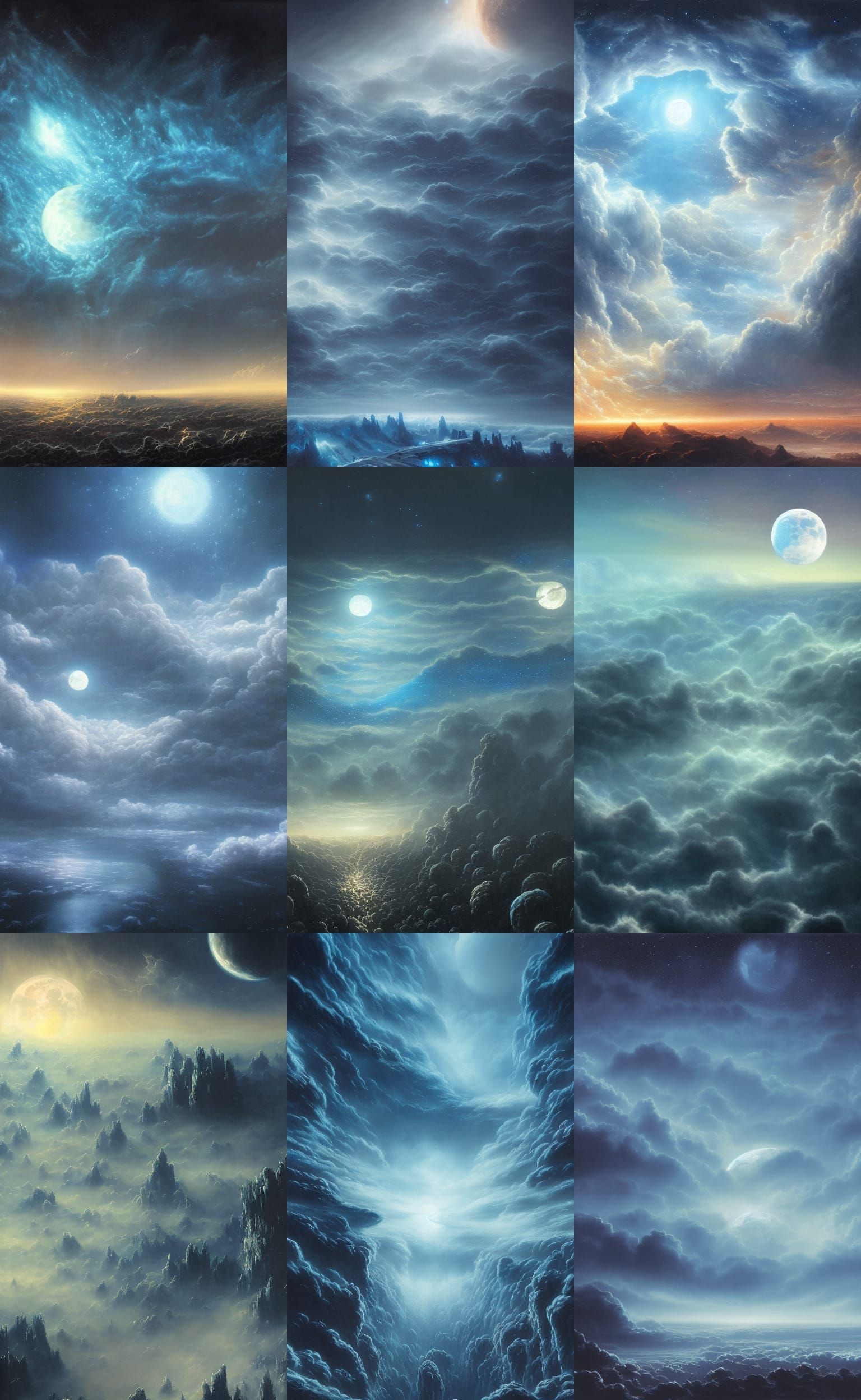 Blue haze. hyperdetailed thrilling sci-fi scene, cinematic brilliant ...