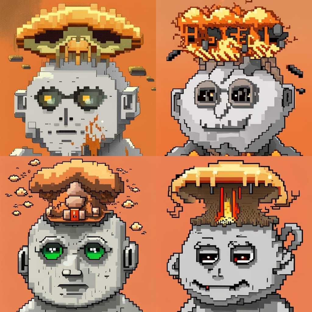 pixel hell - AI Generated Artwork - NightCafe Creator