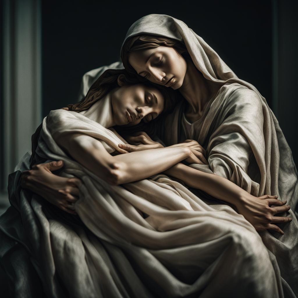 Inspired by Michelangelo’s Pieta (series) - AI Generated Artwork ...