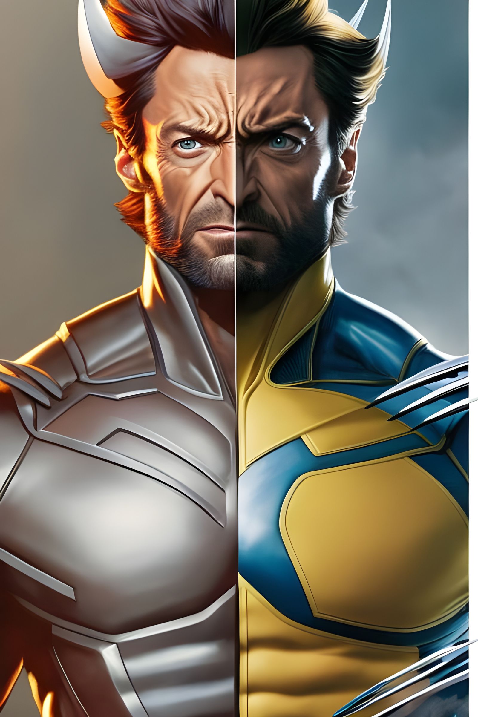 Fractured Wolverine - AI Generated Artwork - NightCafe Creator