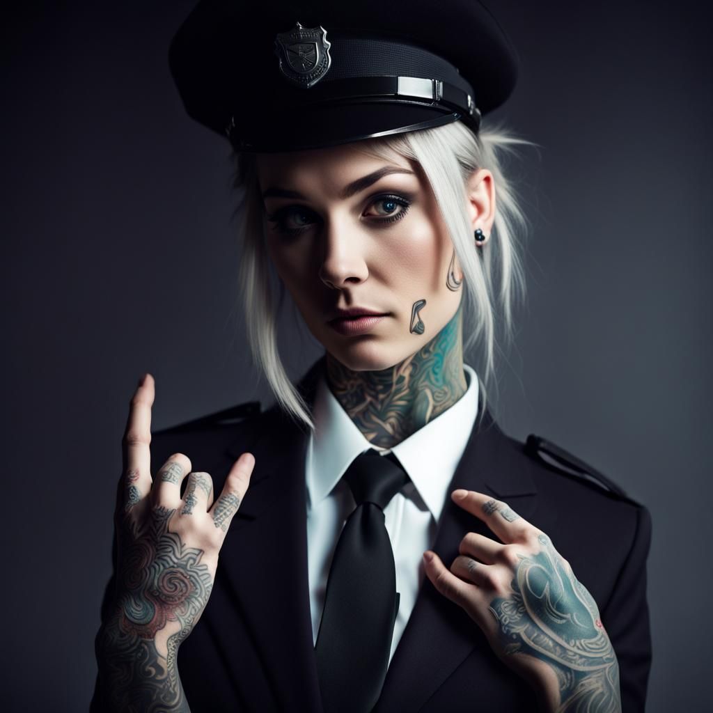 Goth Police are Back! - AI Generated Artwork - NightCafe Creator