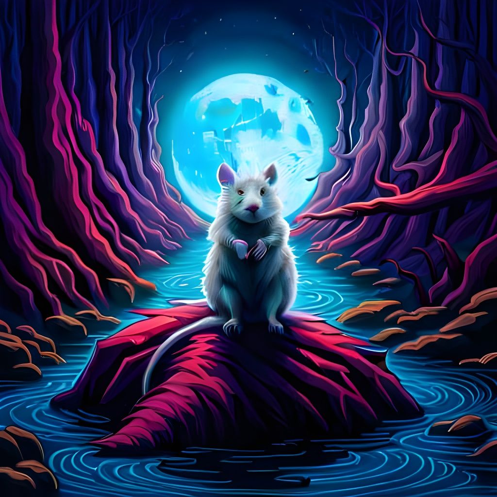 a lonely rat - AI Generated Artwork - NightCafe Creator