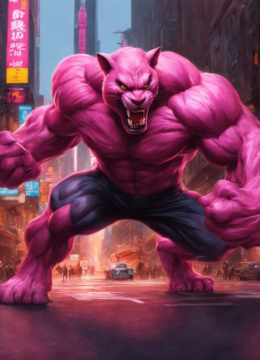 Pink rage! - AI Generated Artwork - NightCafe Creator