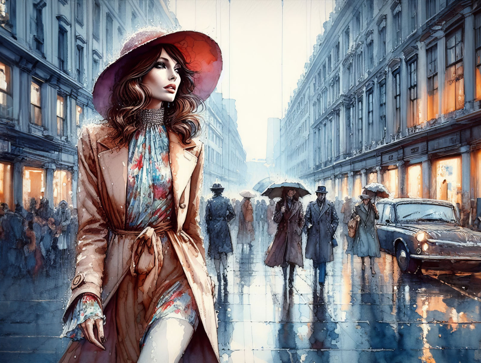 Paris Stroll - AI Generated Artwork - NightCafe Creator