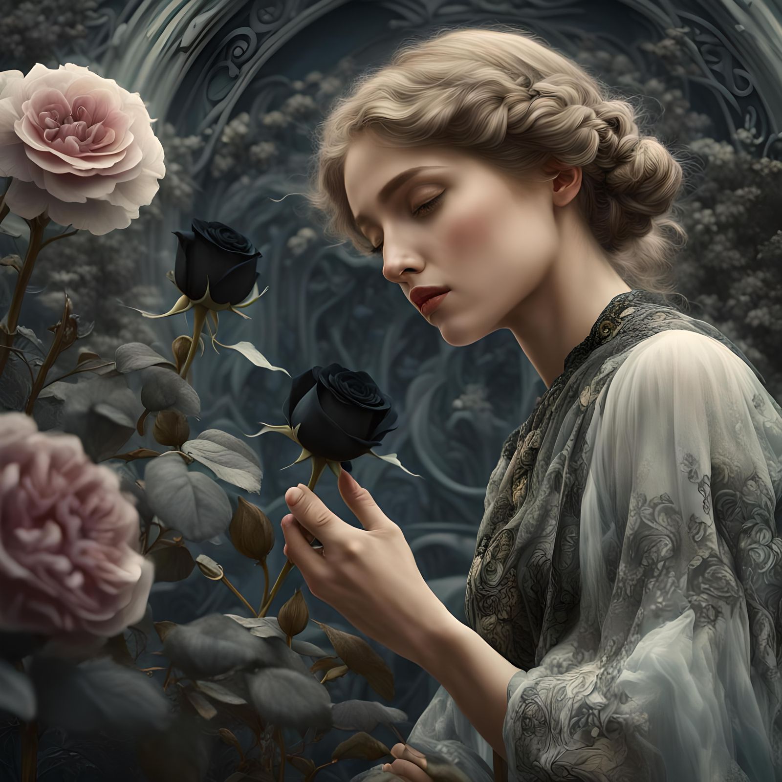 Black Rose - AI Generated Artwork - NightCafe Creator