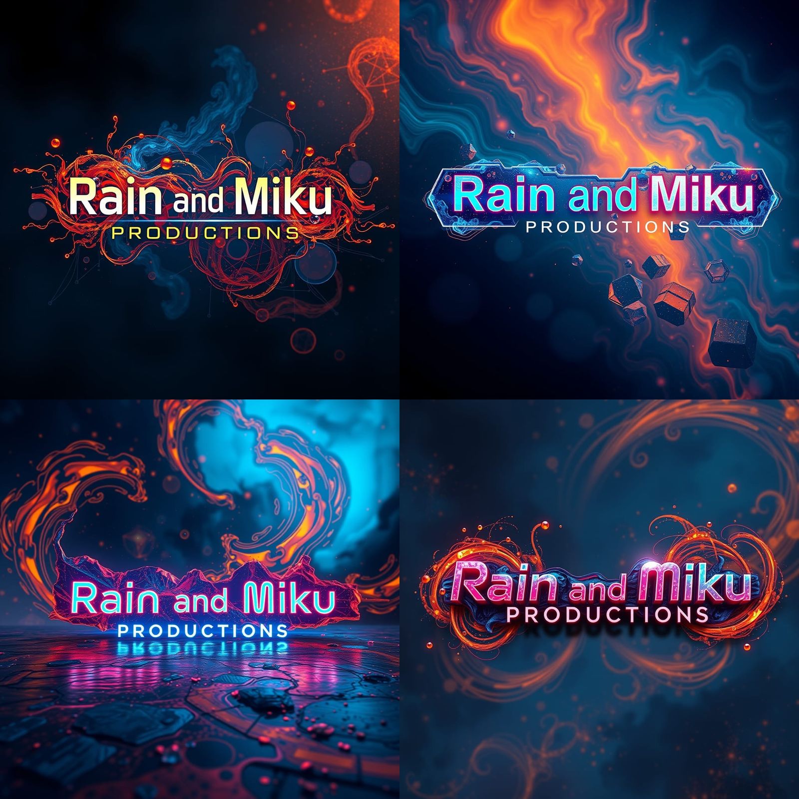 Rain and Miku productions name tag - Ethereal Fantasy Concep...