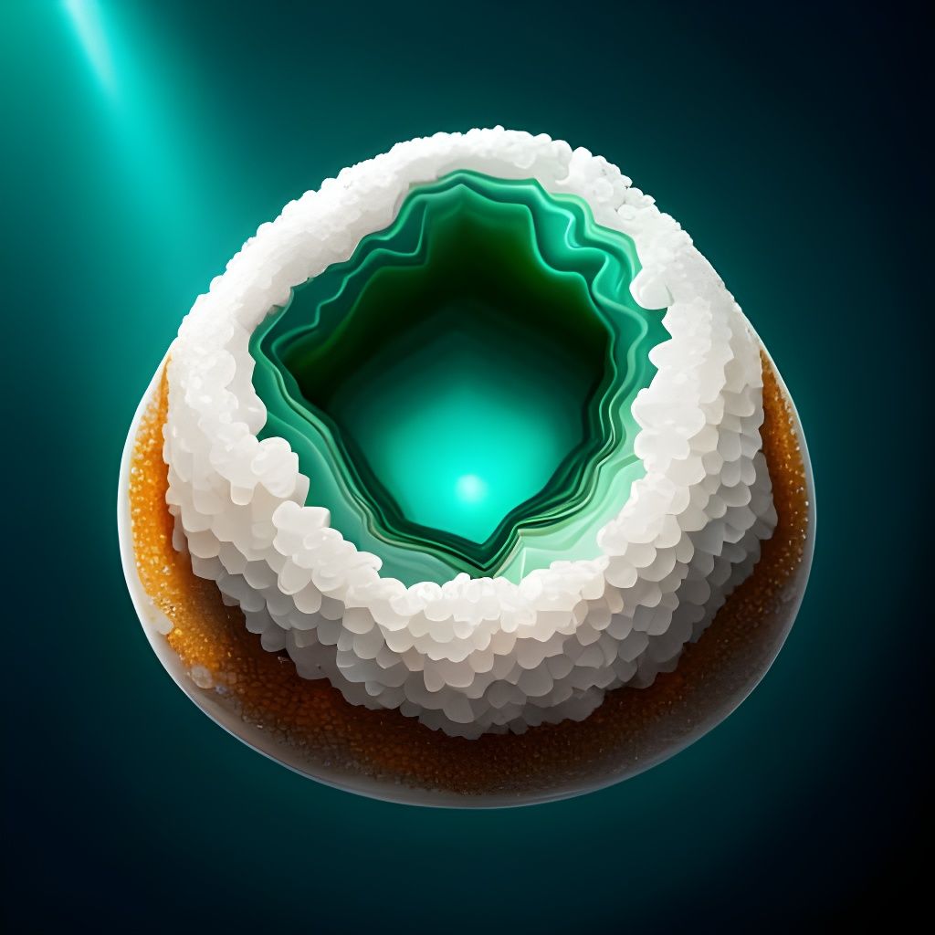 Jade Geode - AI Generated Artwork - NightCafe Creator