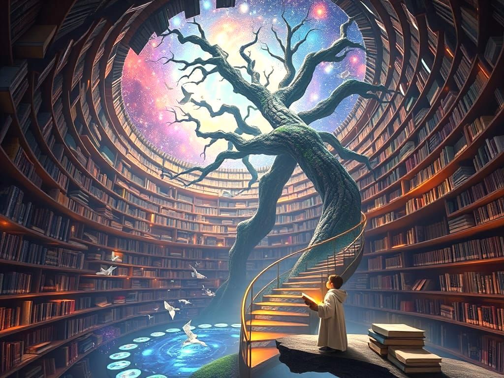 Tree of knowledge, Library - Tree of knowledge, Library