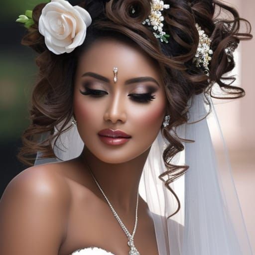 beautiful bride - AI Generated Artwork - NightCafe Creator