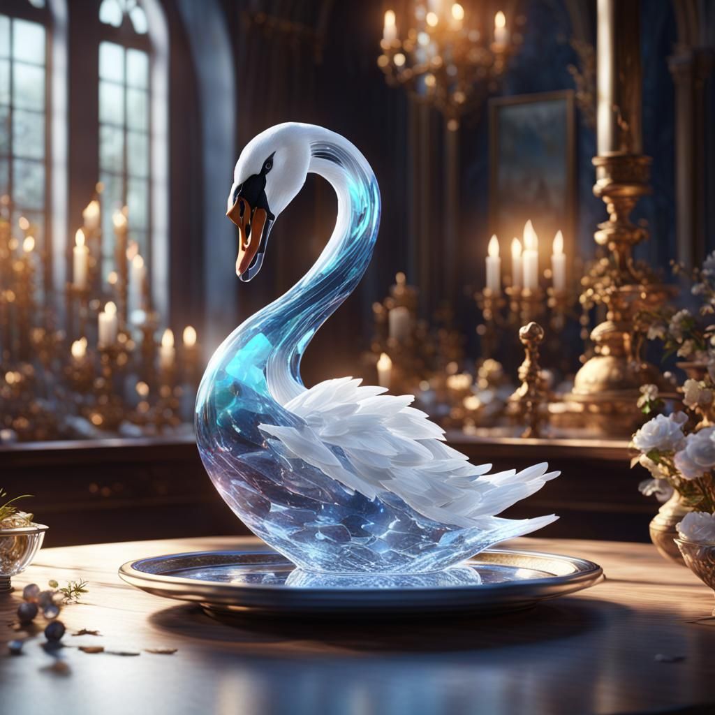 Lotus Flower Reflected - AI Generated Artwork - NightCafe Creator