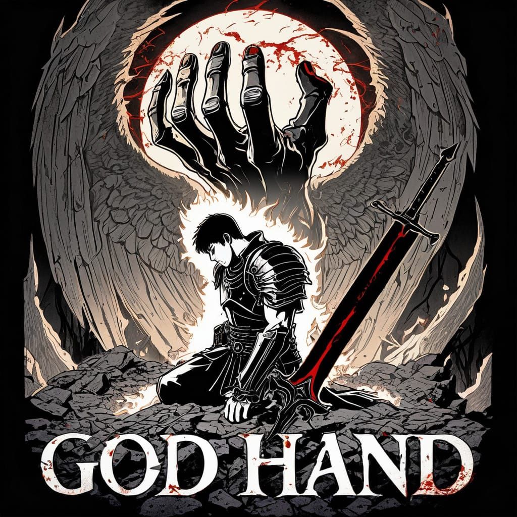 guts despair - Gothic Berserk Shirt Design with Griffith's D...