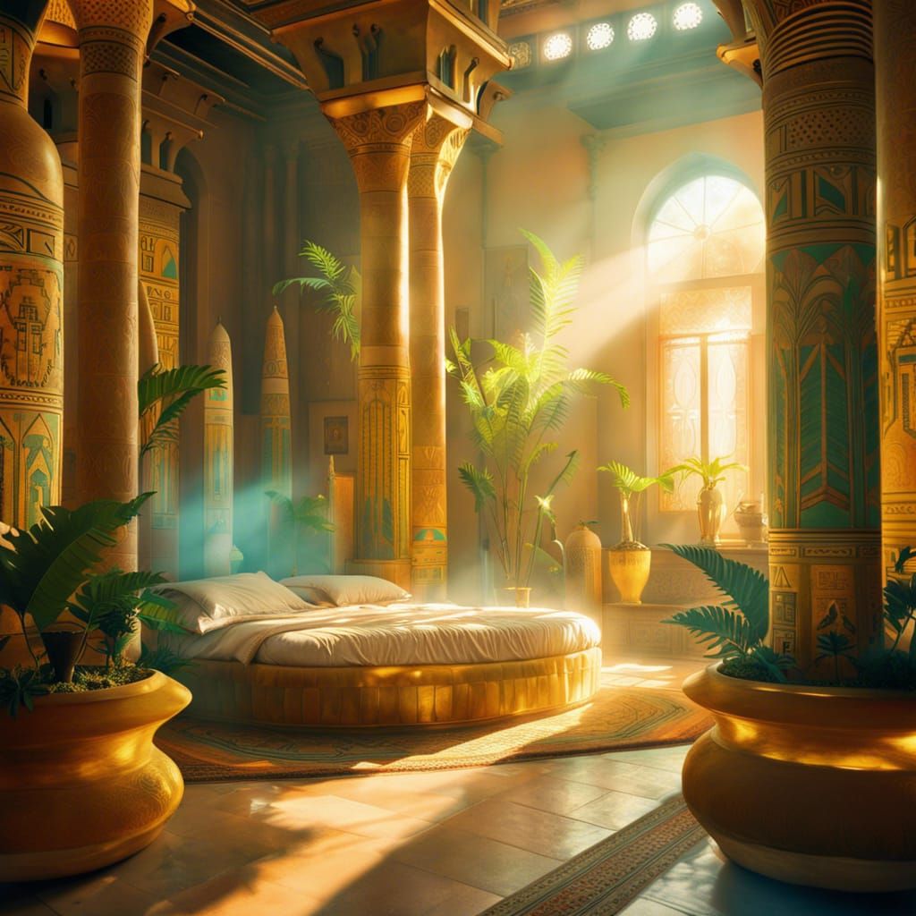 And here sleeps Kleopatra... - AI Generated Artwork - NightCafe Creator