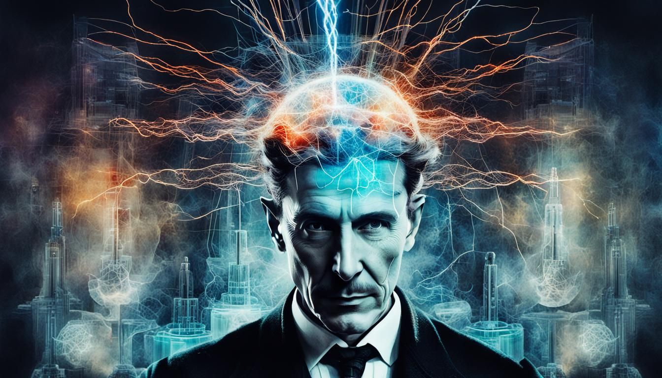 The Brain Of Nikola Tesla - AI Generated Artwork - NightCafe Creator