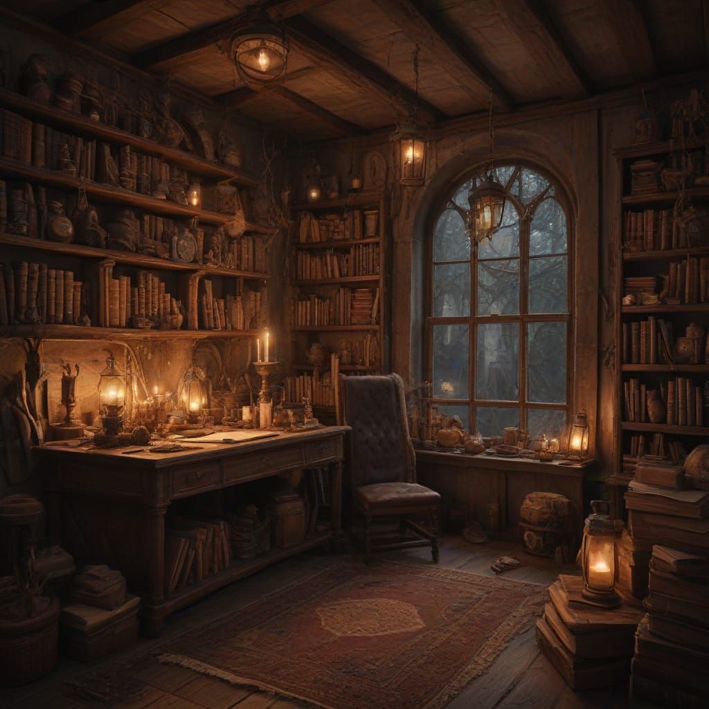 A Old Mystical Magic Room - A Old Mystical Magic Room