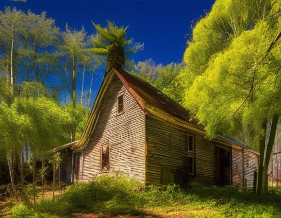 Old House - AI Generated Artwork - NightCafe Creator
