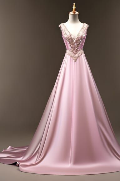 Dazzling Prom Dress - AI Generated Artwork - NightCafe Creator