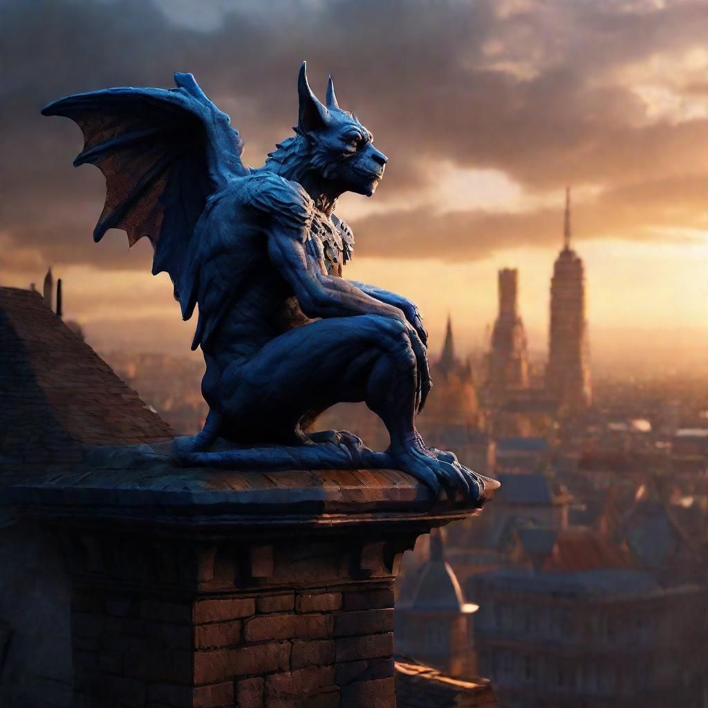The gargoyle - AI Generated Artwork - NightCafe Creator