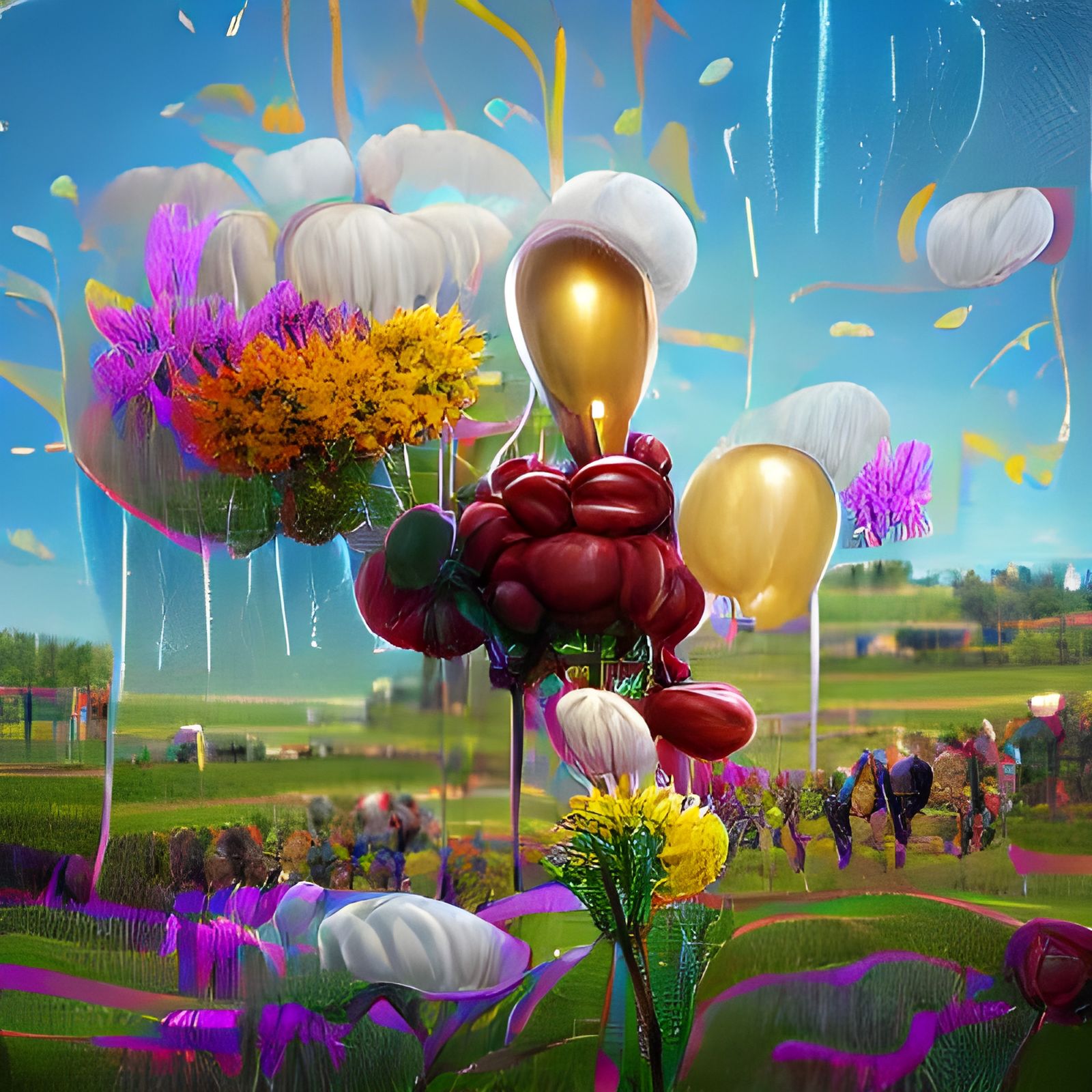 balloon party - AI Generated Artwork - NightCafe Creator
