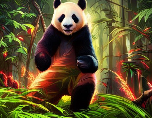 Giant Panda - AI Generated Artwork - NightCafe Creator