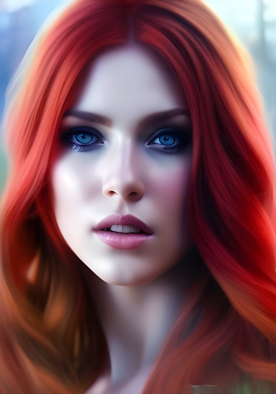 Marybeth (The Thursday Redheads, Portrait #1) - AI Generated Artwork - NightCafe Creator